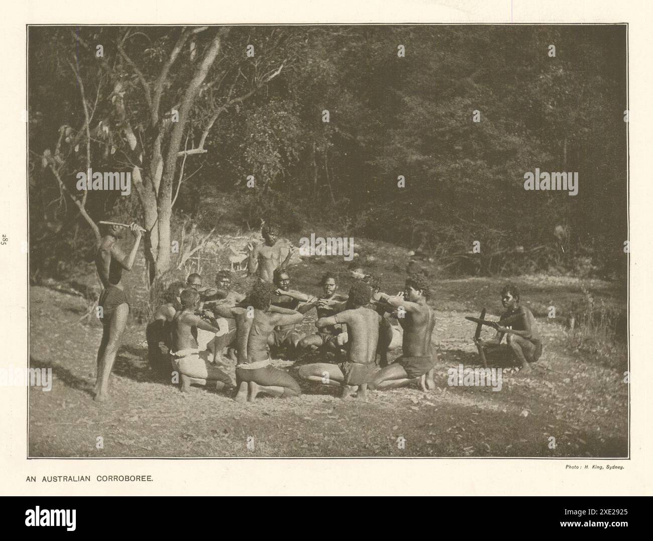 An Australian corroboree. 1910 Stock Photo - Alamy