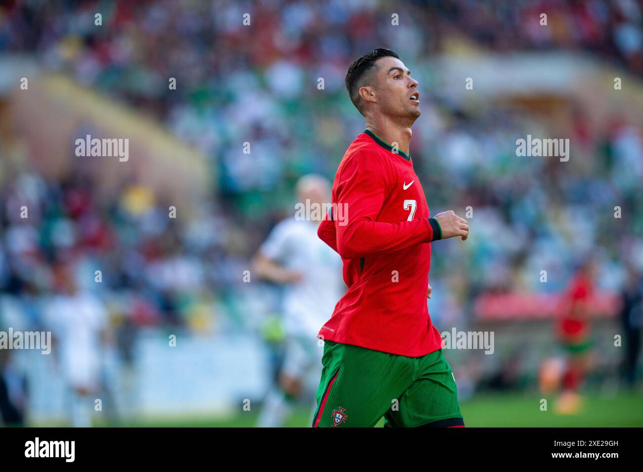 Cristiano Ronaldo action against Ireland Stock Photo - Alamy