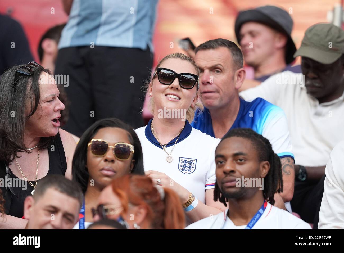 Kate Goodland, the wife of England's Harry Kane, ahead of the UEFA Euro ...