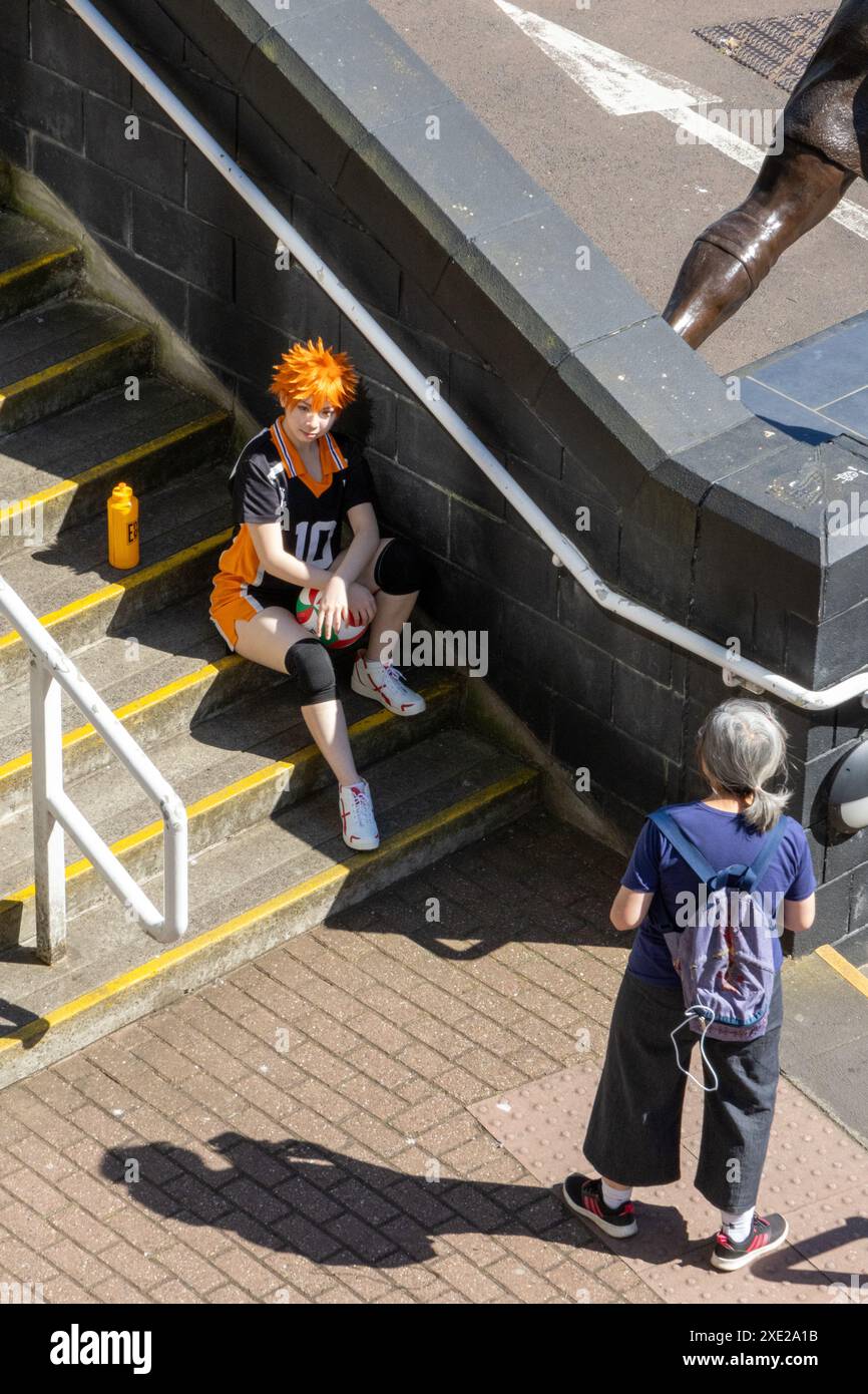 SunnyCon Anime convention at St James' park in Newcastle upon Tyne ...