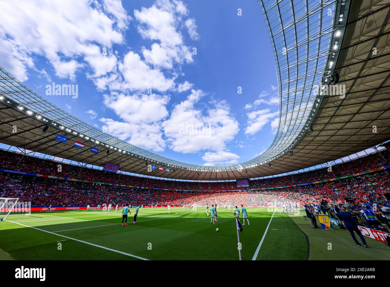 BERLIN, GERMANY - JUNE 25: Photo of a wide angle view inside the ...