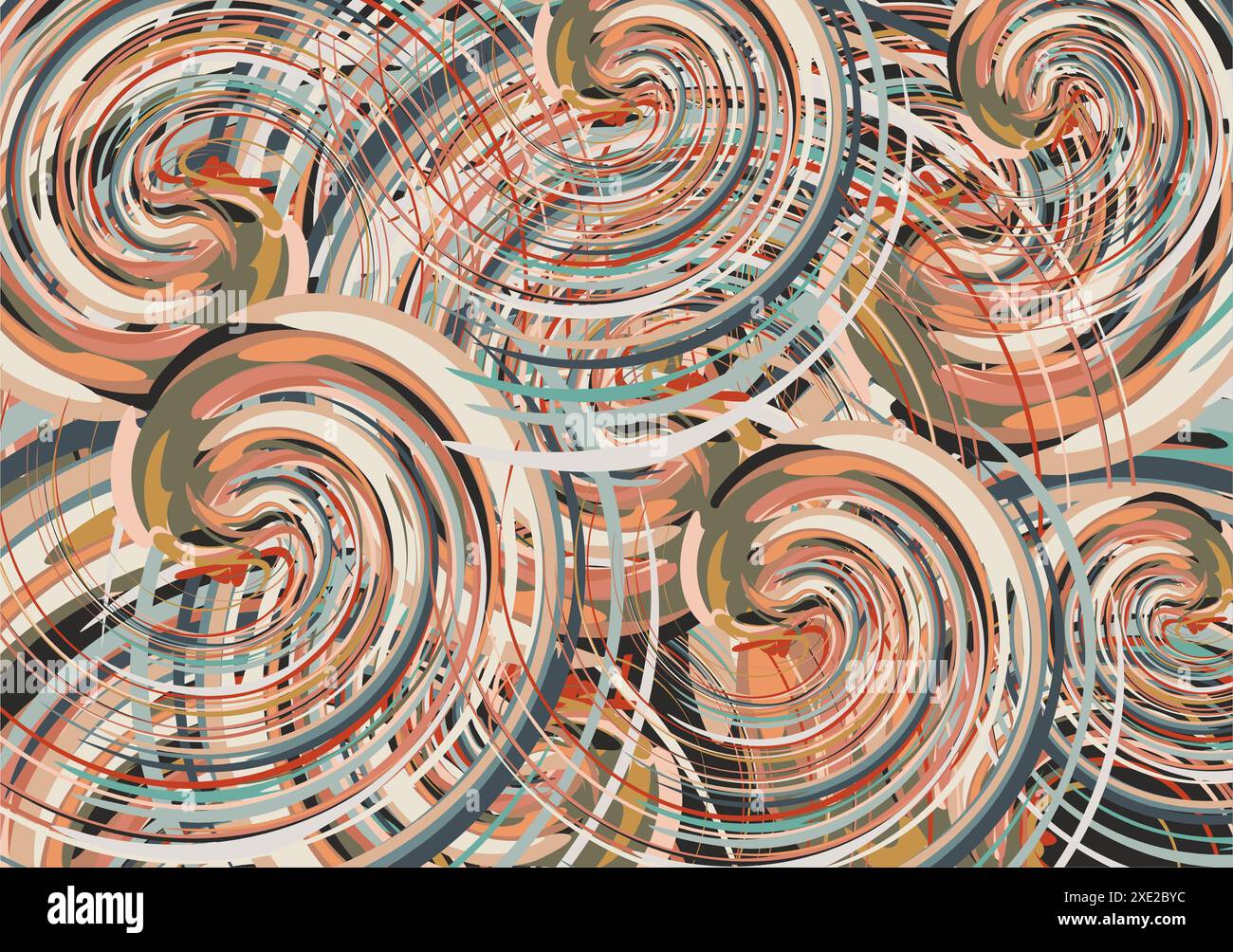 Colored spiral background for textiles or fabrics. Vortex backdrop for ...