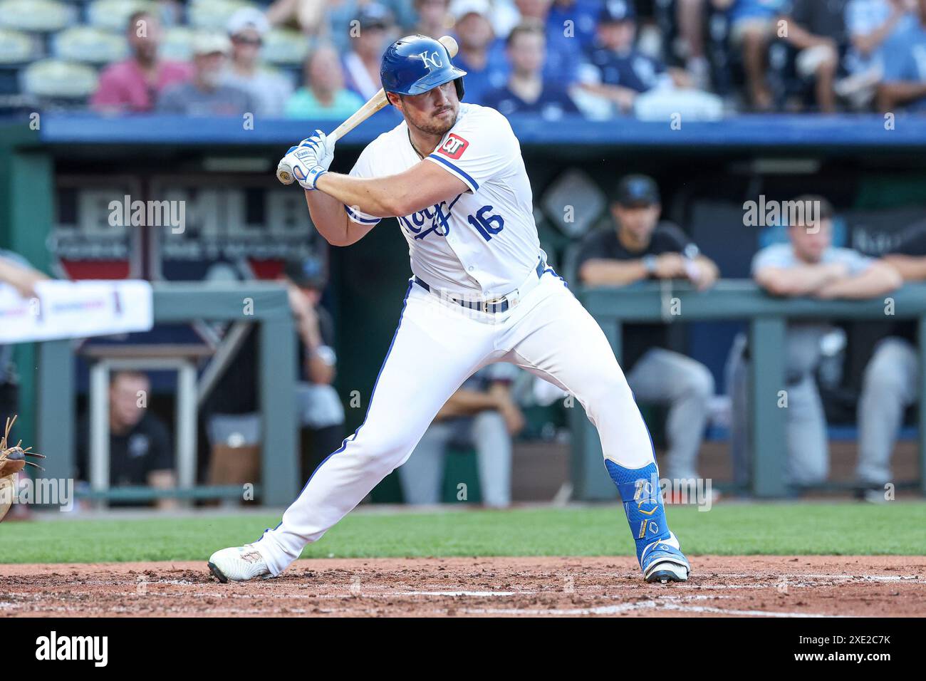 Kansas City, MO, USA. 24th June, 2024. Kansas City Royals outfielder ...
