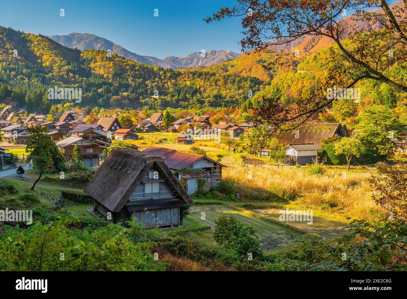 Shirakawago village Gifu Japan, Historical Japanese traditional Gassho ...