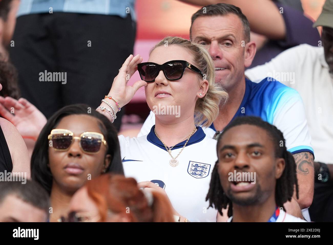 Kate Goodland, the wife of England's Harry Kane, ahead of the UEFA Euro ...