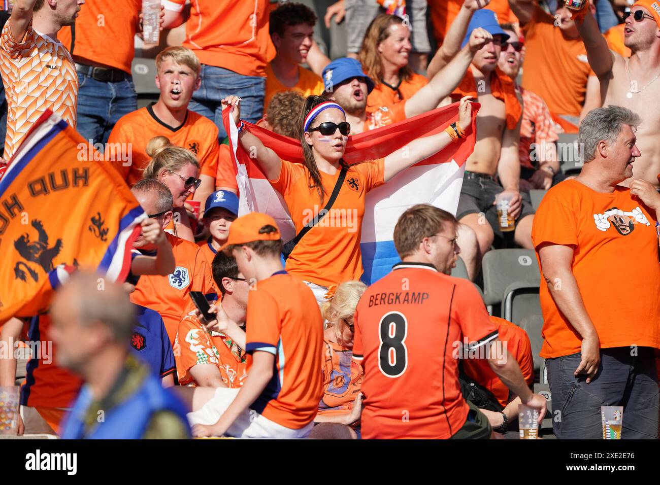 BERLIN, GERMANY - JUNE 25: Netherlands fans during the UEFA EURO 2024 ...