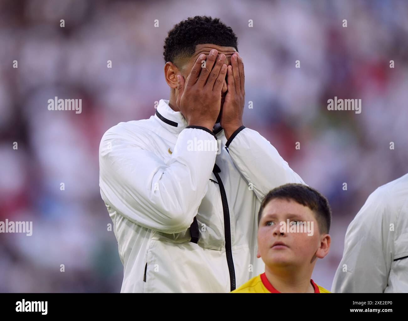 England's Jude Bellingham during the UEFA Euro 2024 Group C match at ...