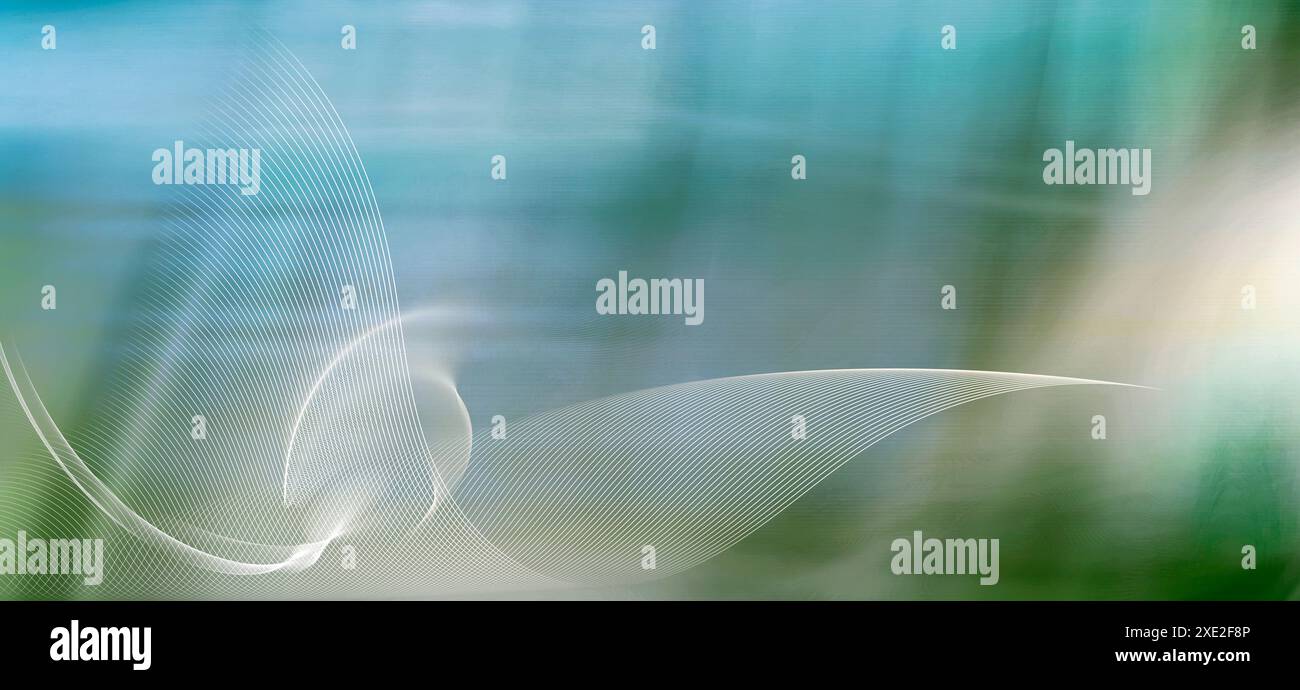 Linescape, abstract background design, lines and waves in motion, neon ...