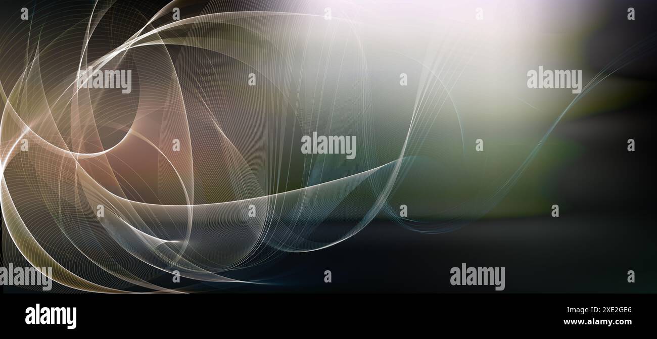 Linescape, abstract background design, lines and waves in motion, neon ...