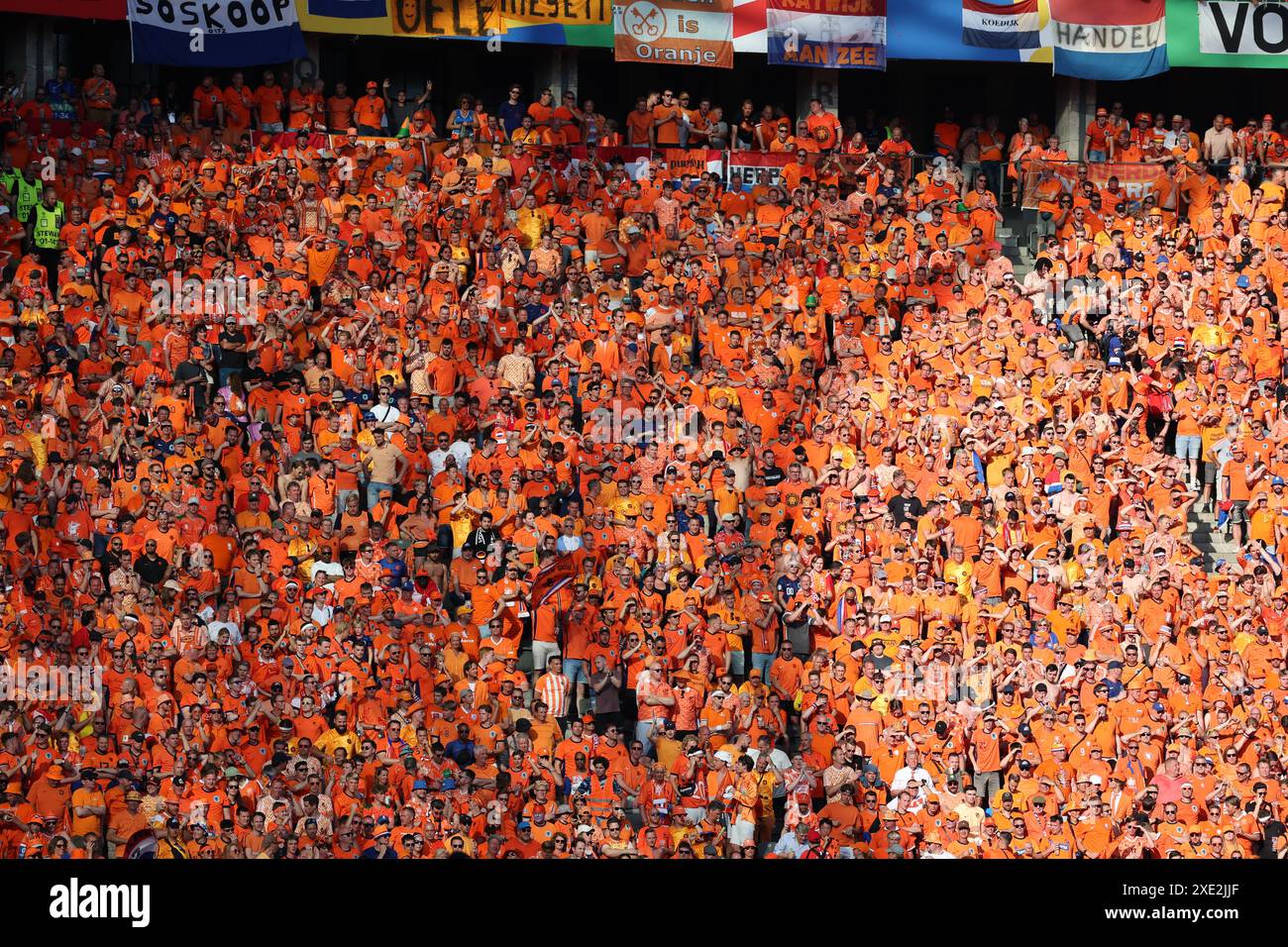 Berlin, Germany, 25, June, 2024. Netherlands Fans during the match ...