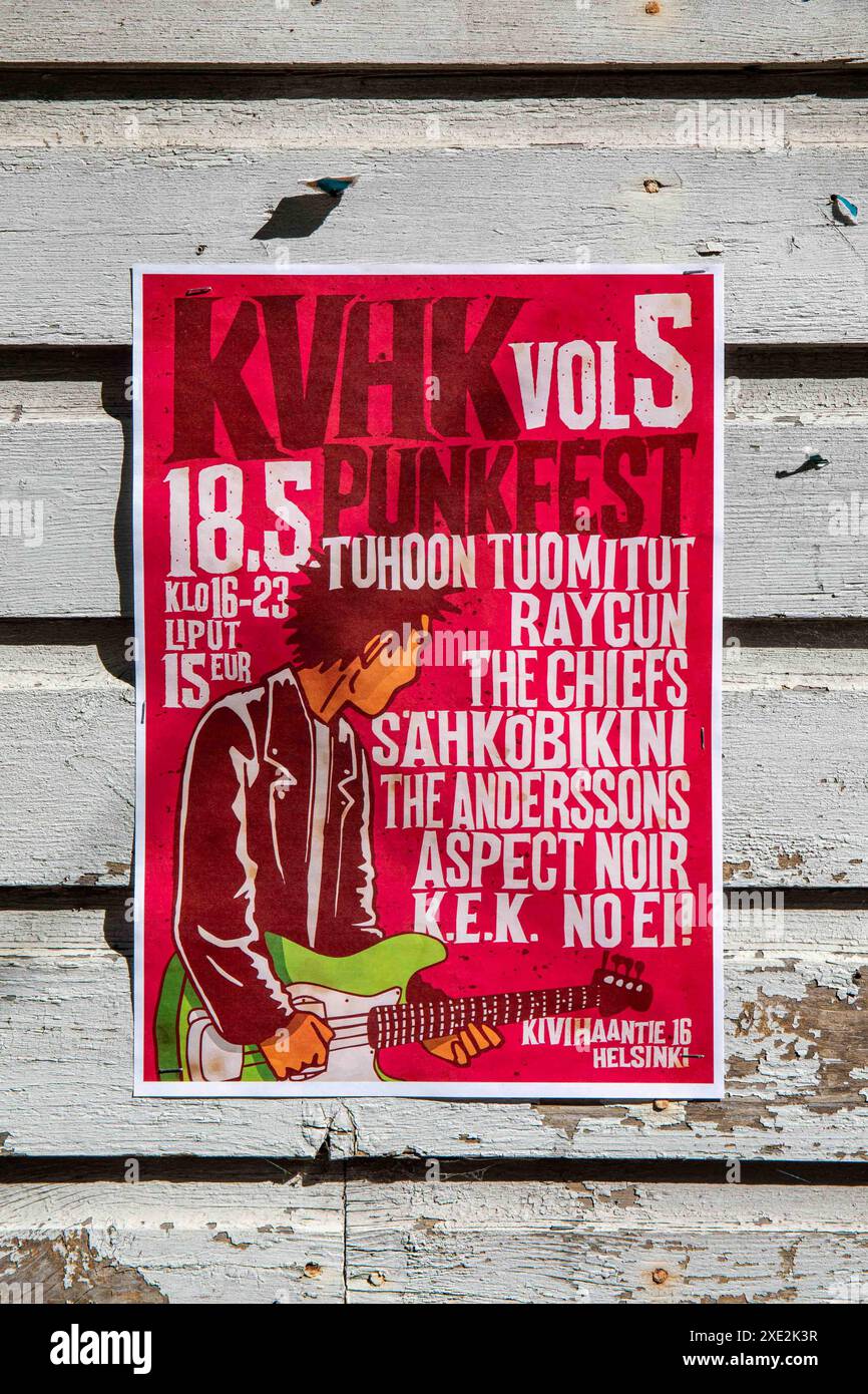 Gig poster hi-res stock photography and images - Alamy