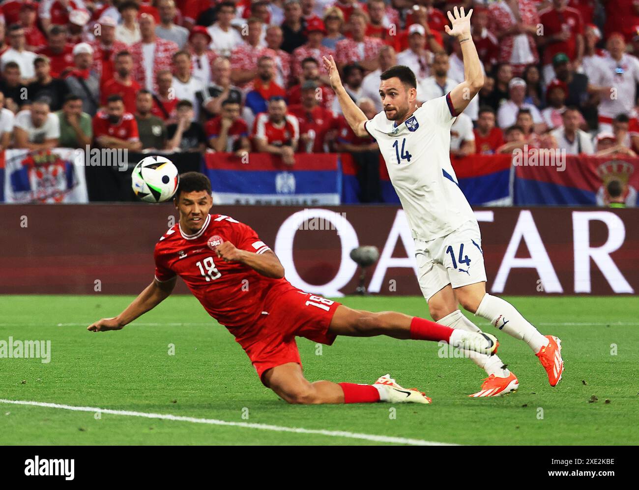 Munich, Germany. 25th June, 2024. Soccer, UEFA Euro 2024, European ...