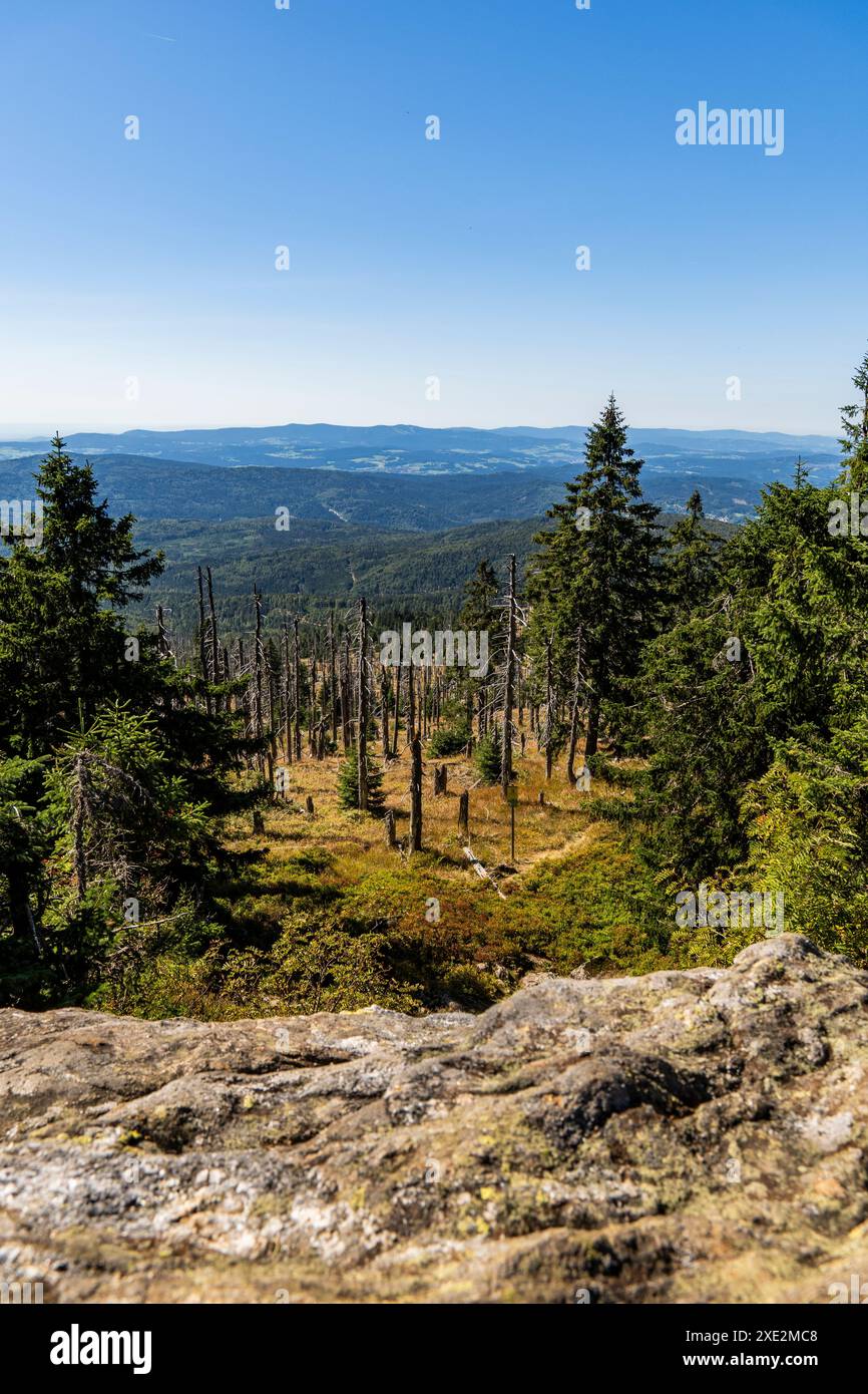 View from Grosser Rachel, Bavarian Forest Stock Photo - Alamy
