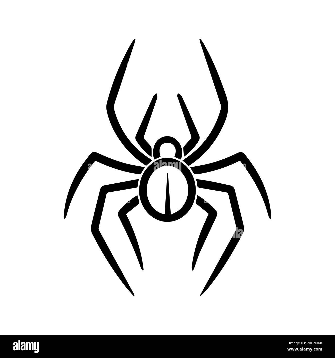 Spider icon or modern line symbol. Vector line art and icon design with ...