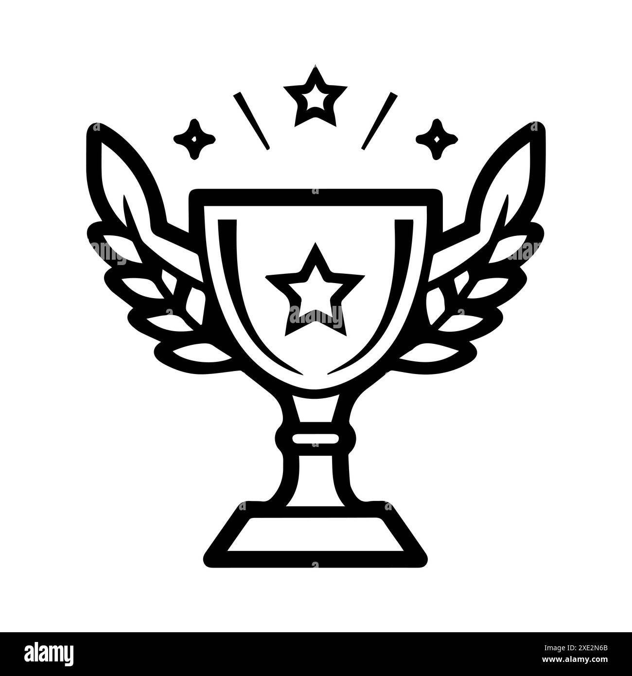 Champion icon or modern line symbol. Vector line art and icon design ...