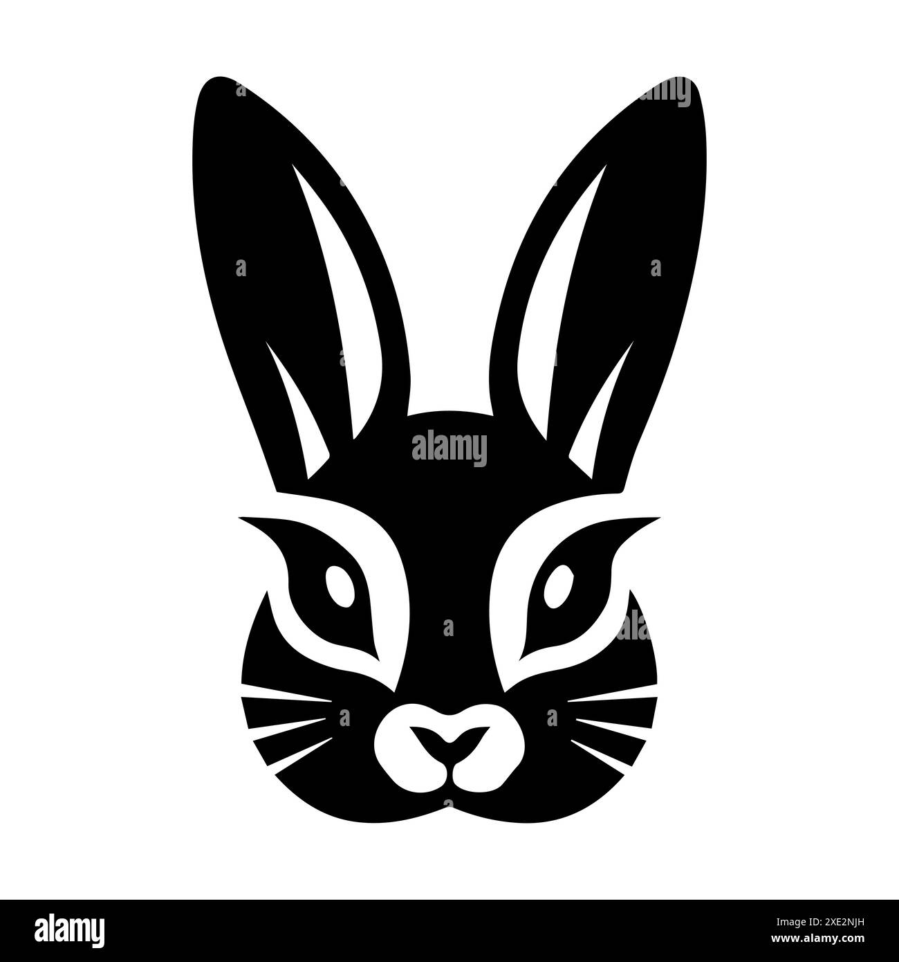 Bunny icon or modern line symbol. Vector line art and icon design with ...