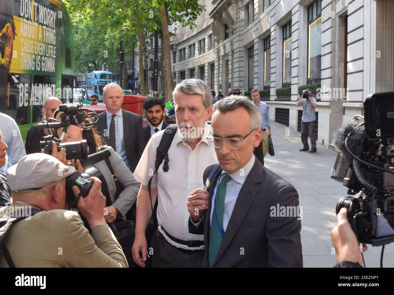 London, UK. 25th June 2024. Gareth Jenkins, a former Fujitsu engineer ...