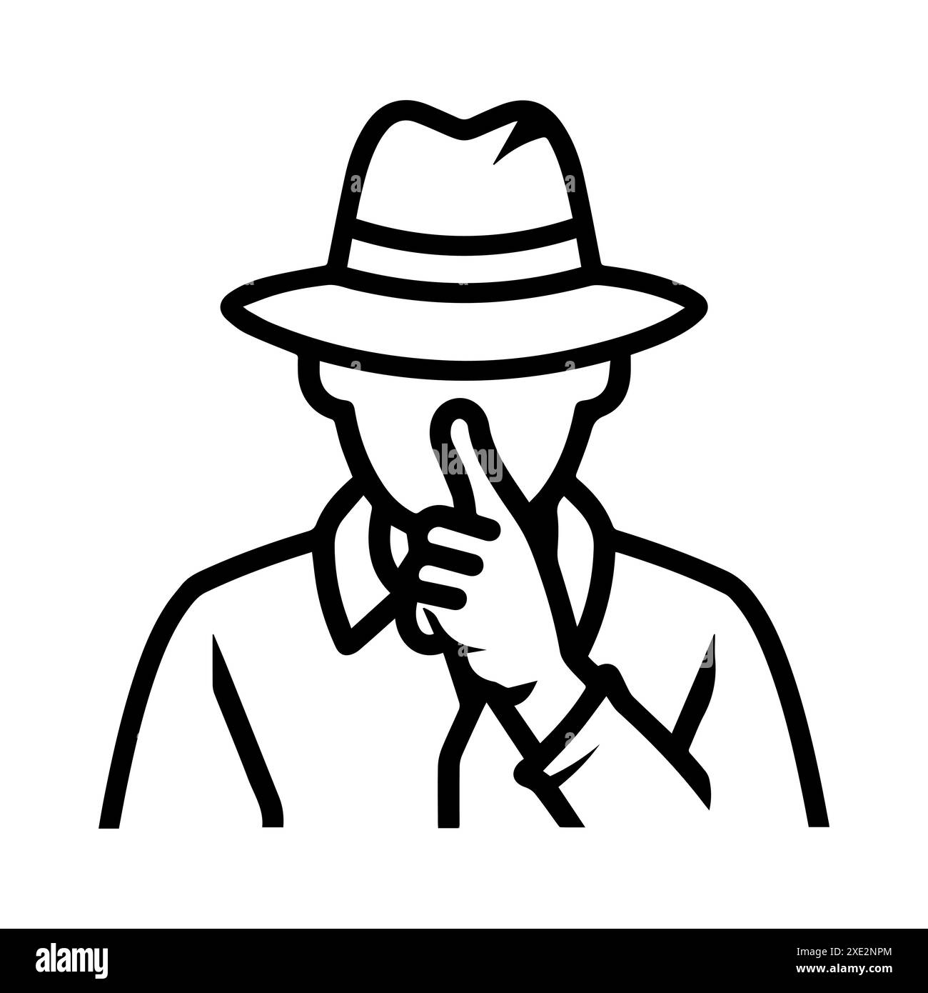 mystery icon or modern line symbol. Vector line art and icon design ...