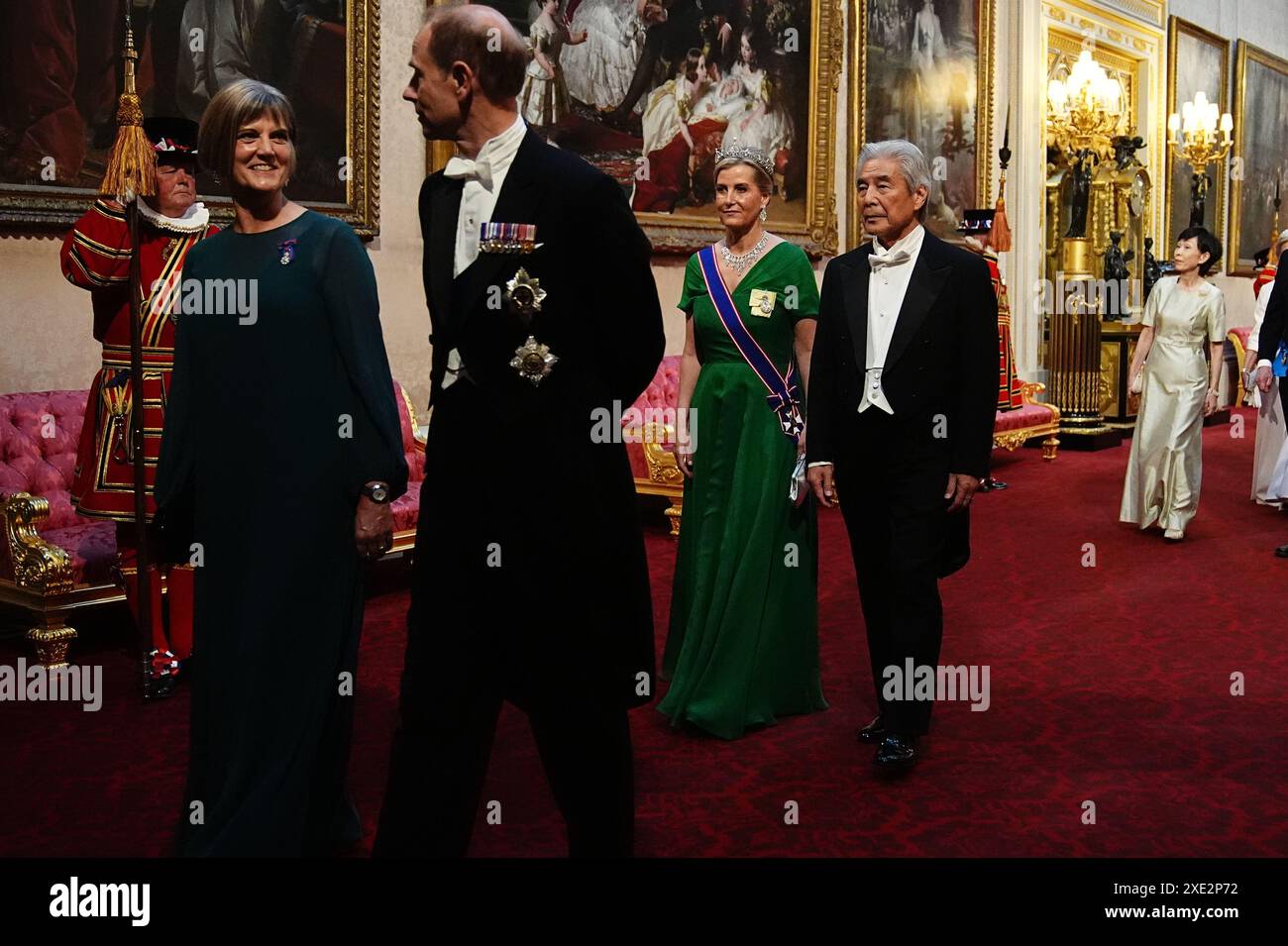 Ms Julia Longbottom, the Duke of Edinburgh, the Duchess of Edinburgh ...