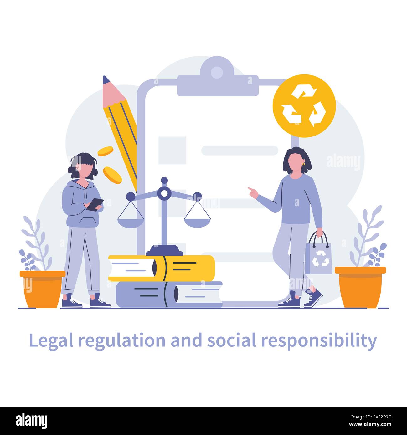 Legal Regulation Concept. Professionals ensuring compliance with laws ...