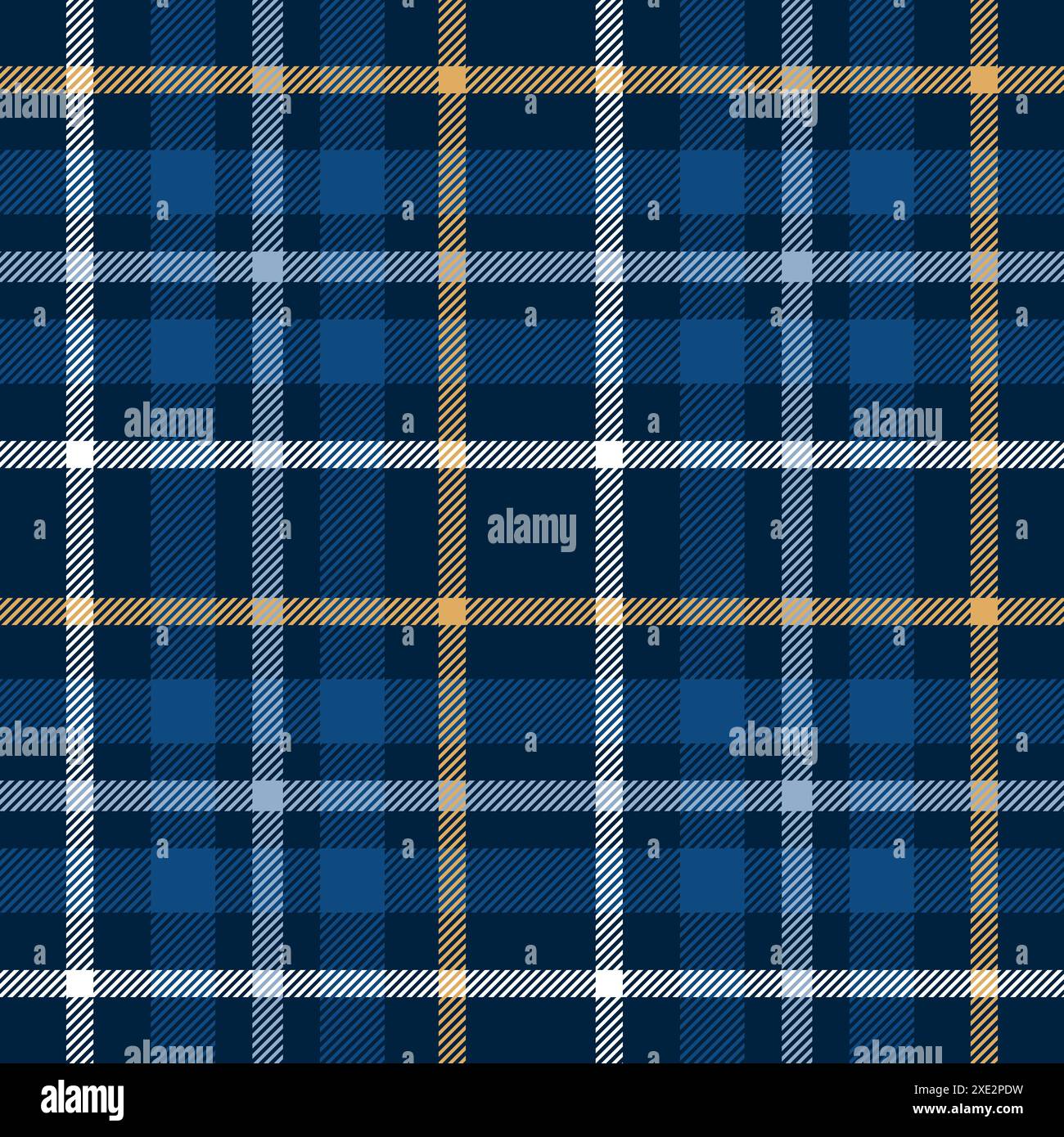 Plaid seamless pattern. Check blue color. Repeating tartan checks ...