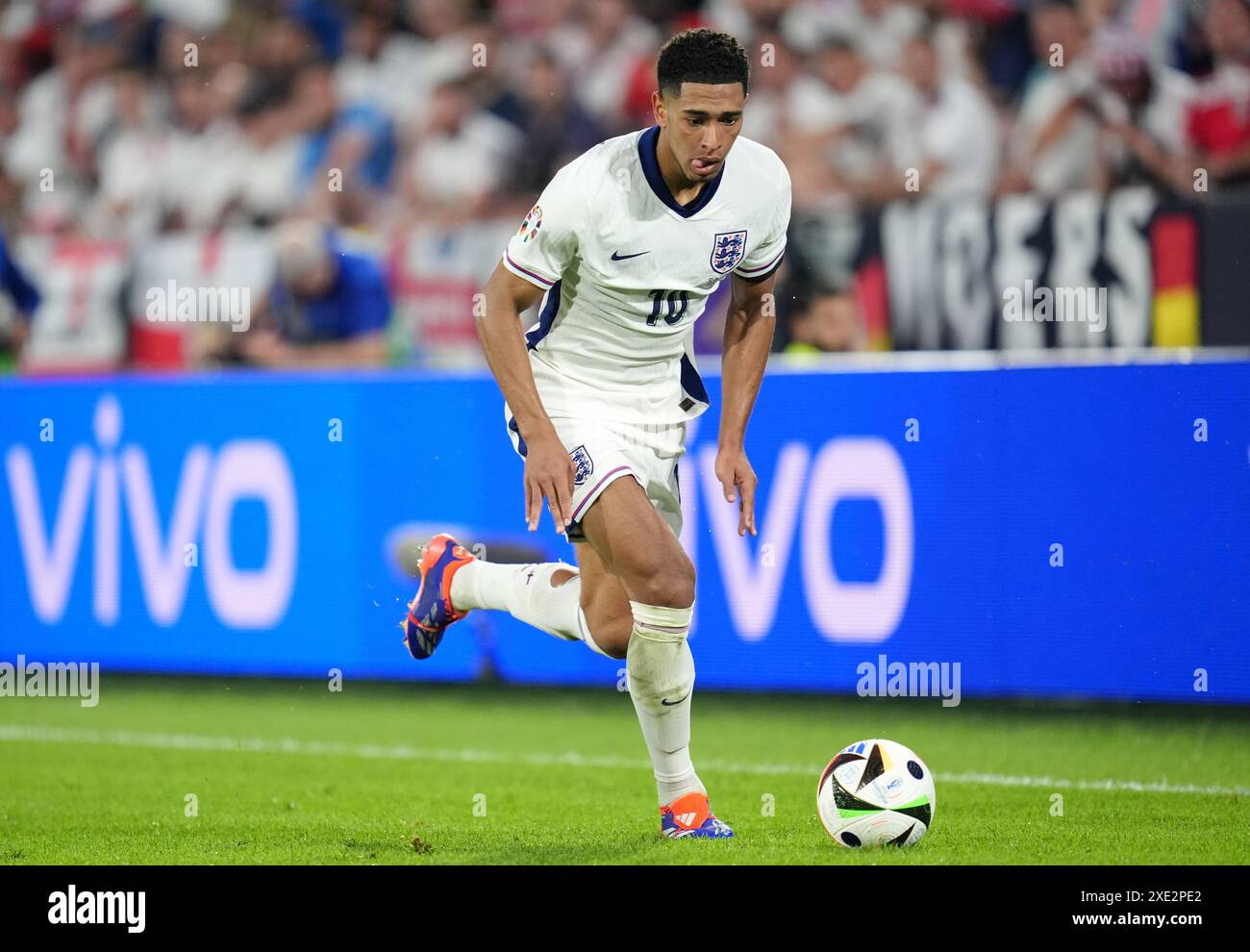 England's Jude Bellingham during the UEFA Euro 2024 Group C match at ...