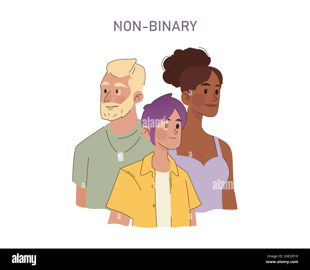 Concept freedom culture joy equality confidence Stock Vector Images - Alamy