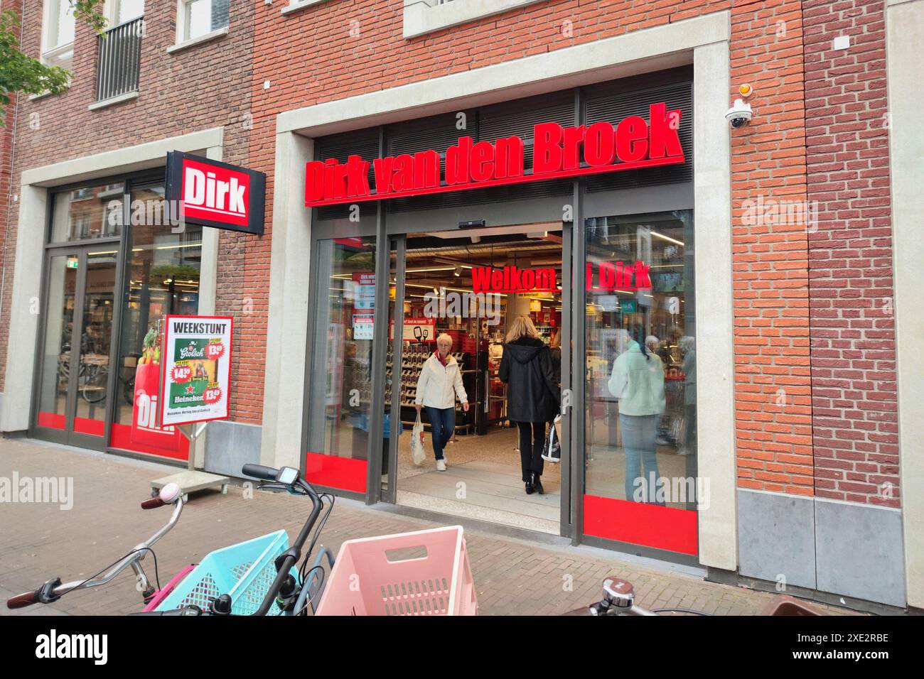 Newly opened supermarket of supermarket chain Dirk van den Broek in the ...