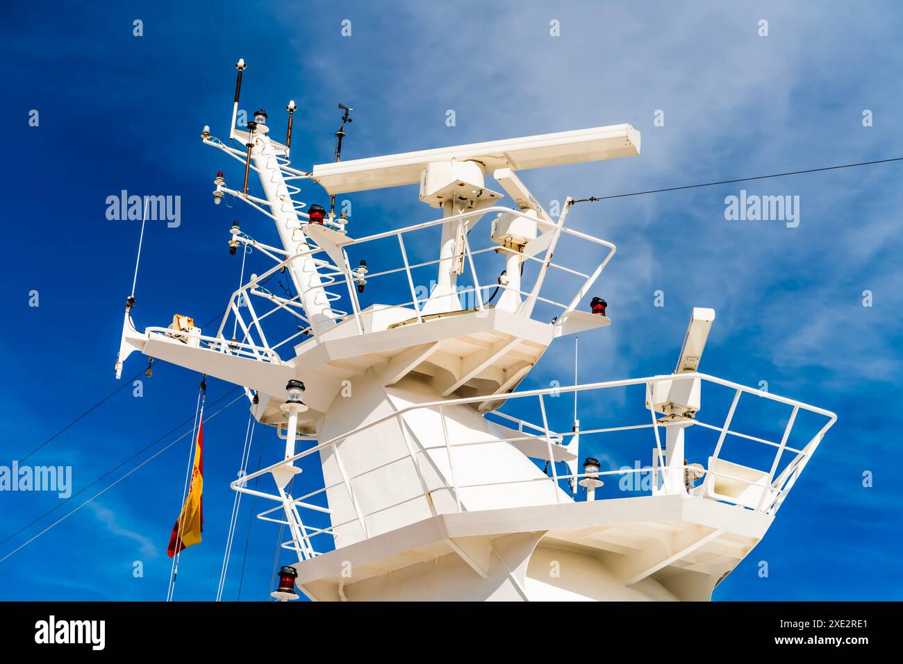 Navigation Radar of Ship Stock Photo - Alamy
