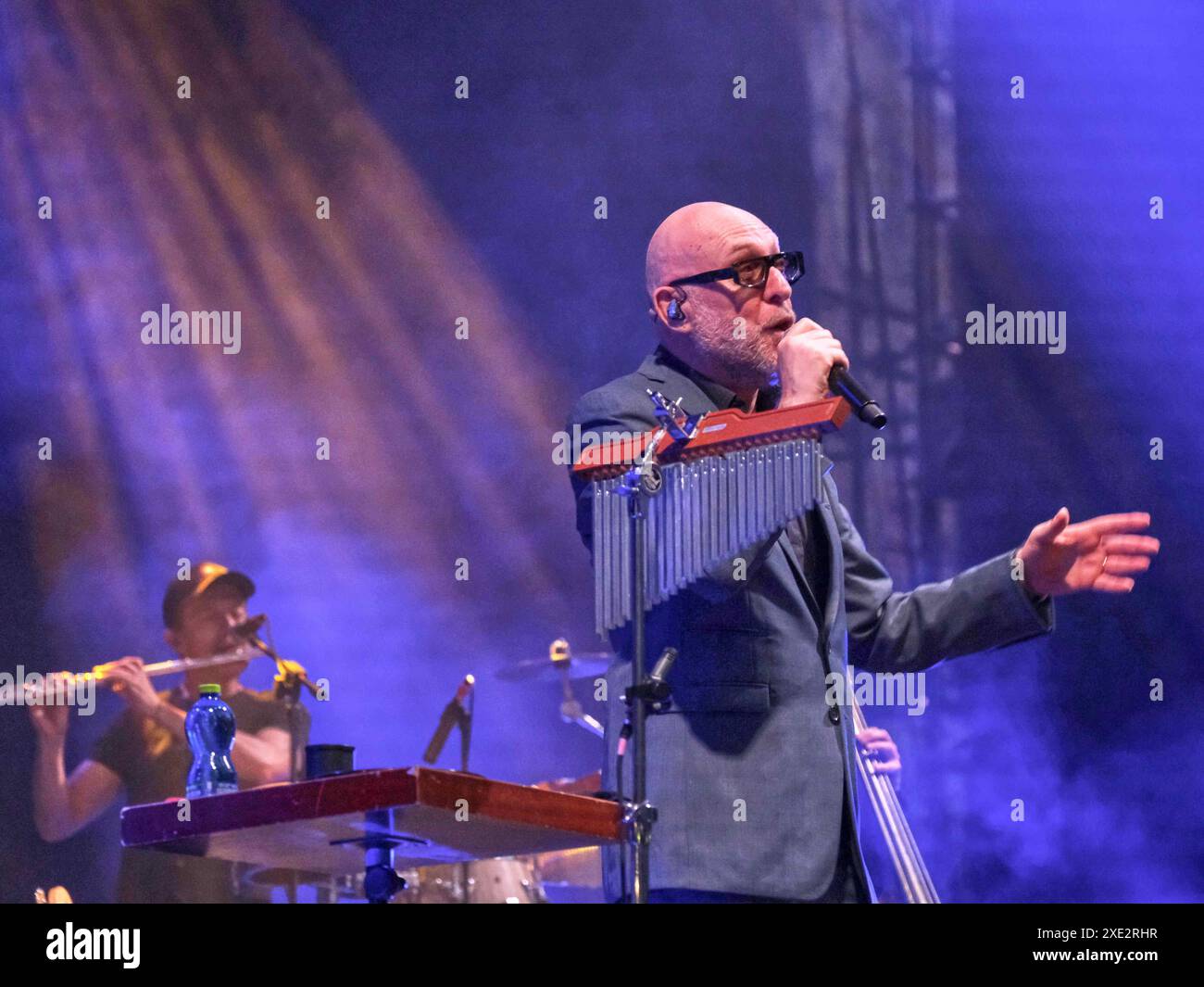 Teatro Romano, Verona, Italy, June 24, 2024, Mario Biondi during MARIO ...