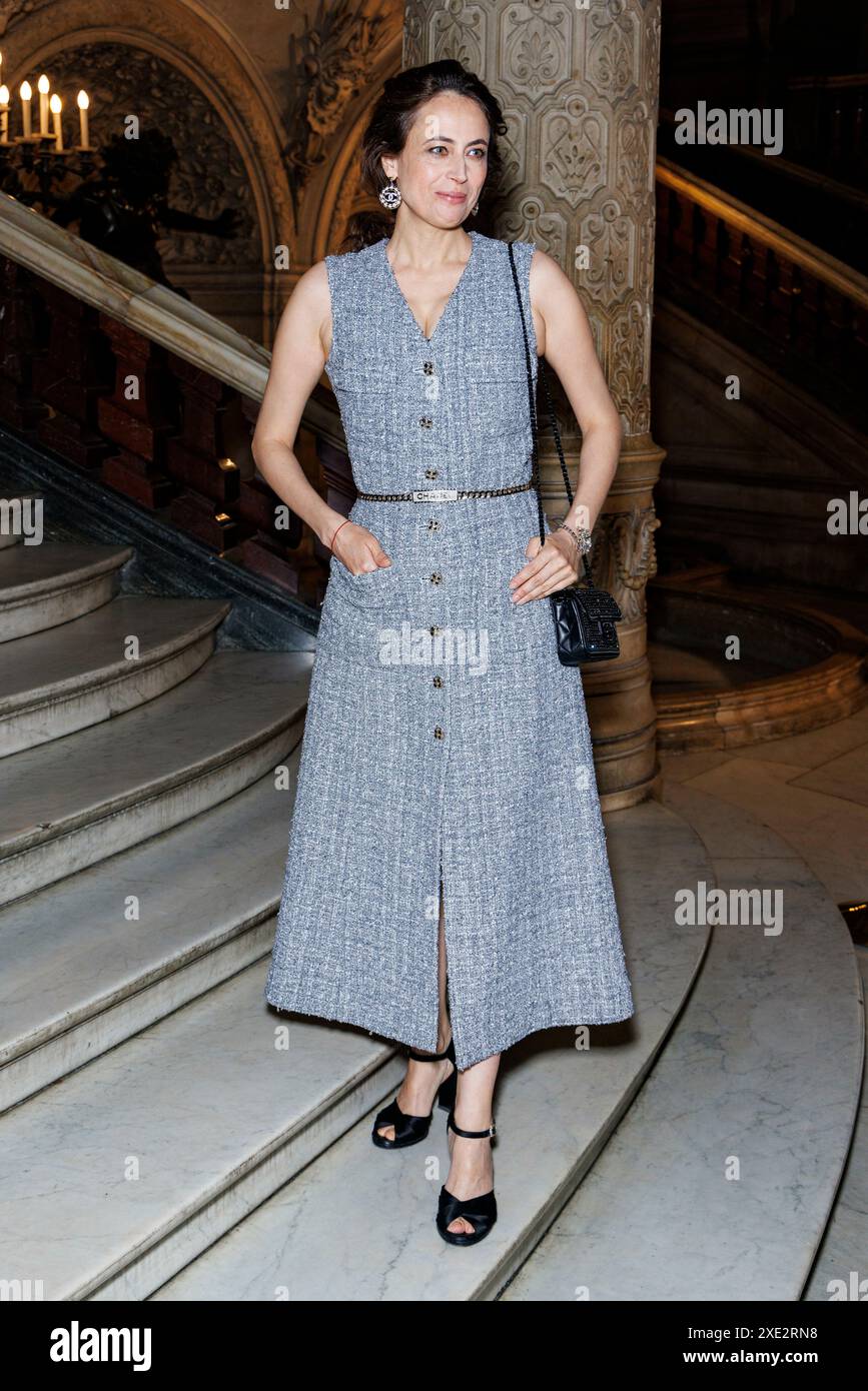 Paris, France. . 25th June, 2024. Anne Berest attends CHANEL Haute ...
