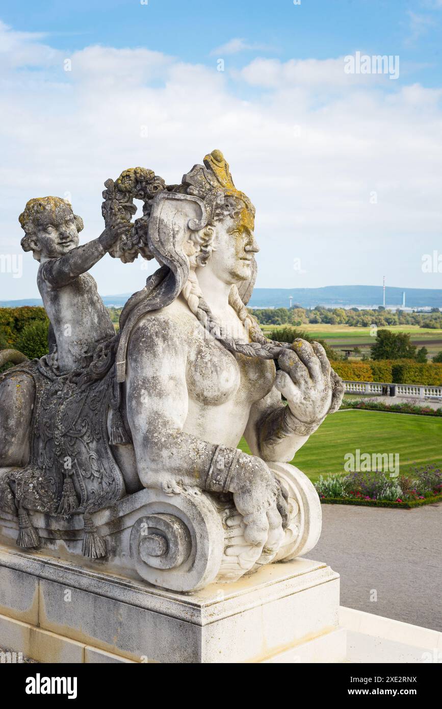 Siren Sphinx statue Stock Photo - Alamy