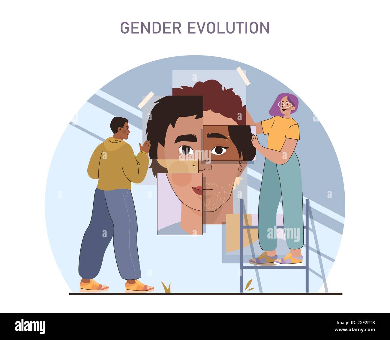 Societal evolution Stock Vector Images - Alamy