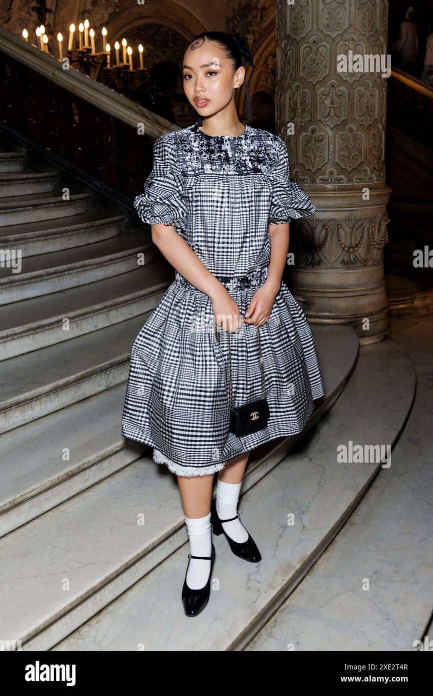 Paris, France. . 25th June, 2024. Griff attends CHANEL Haute Couture ...