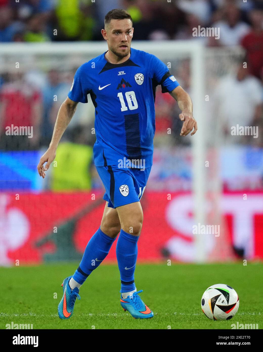 Koln, Germany. 25th June, 2024. Timi Elsnik of Slovenia during the UEFA ...