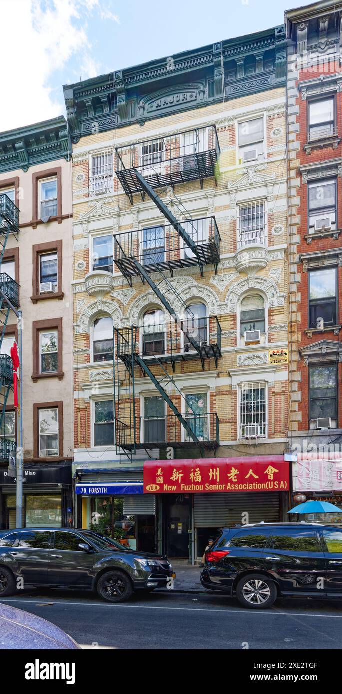 NYC Chinatown: 70 Forsyth Street, Major, is an ornate five-story brick ...