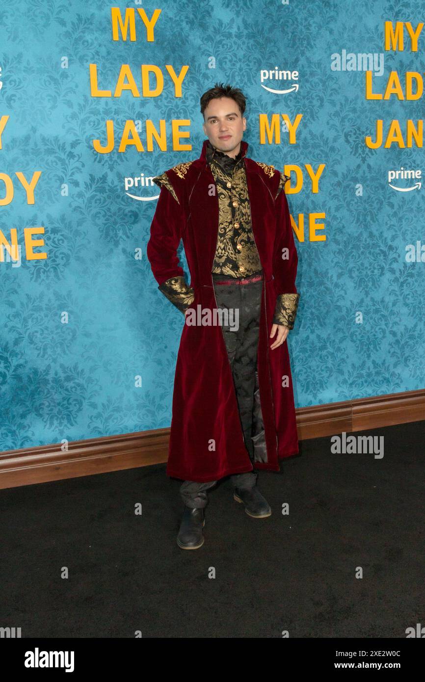Kevin T. Norman arrives at the Amazon Prime premiere of "My Lady Jane ...