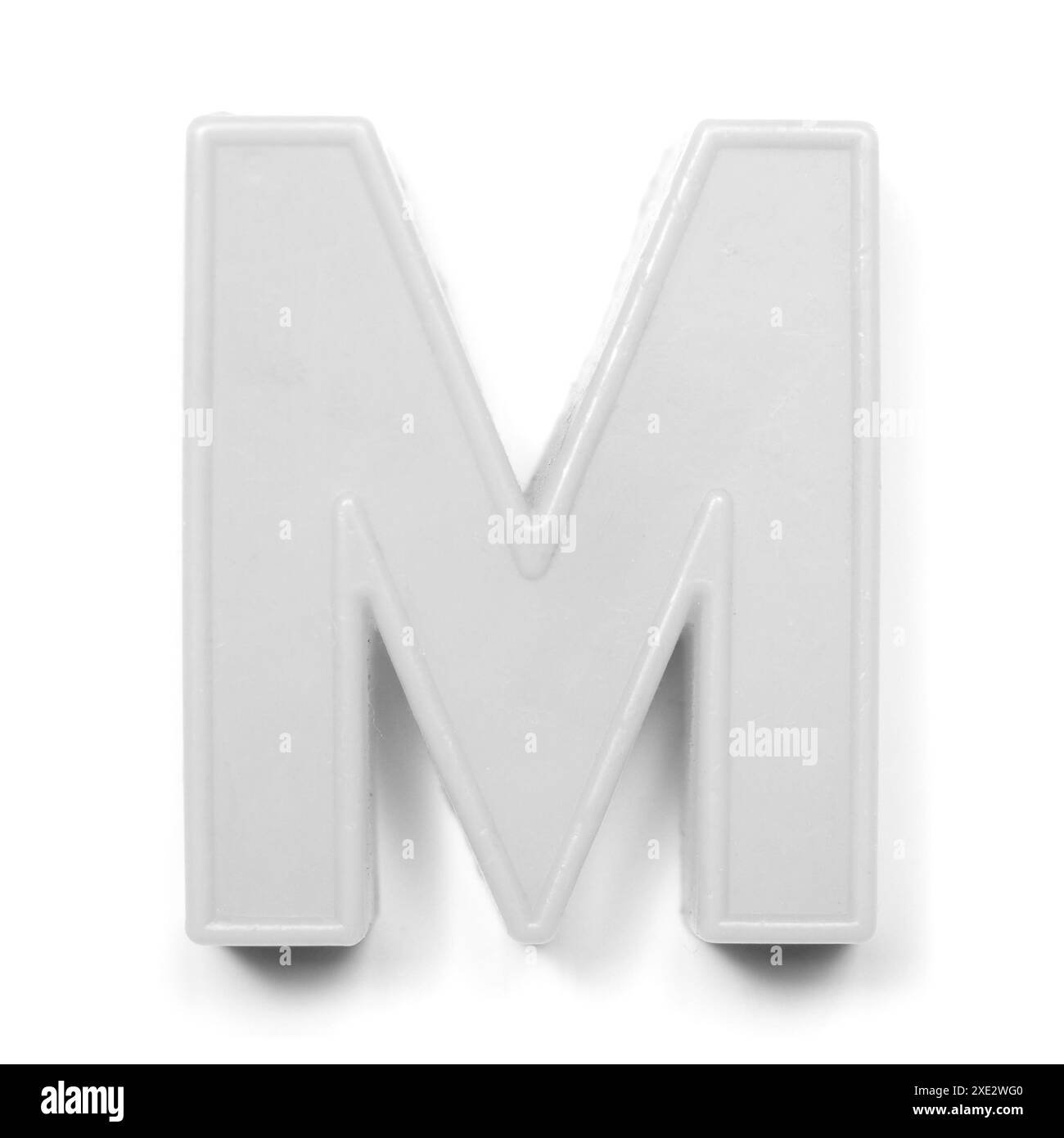 Magnetic uppercase letter M in black and white Stock Photo - Alamy