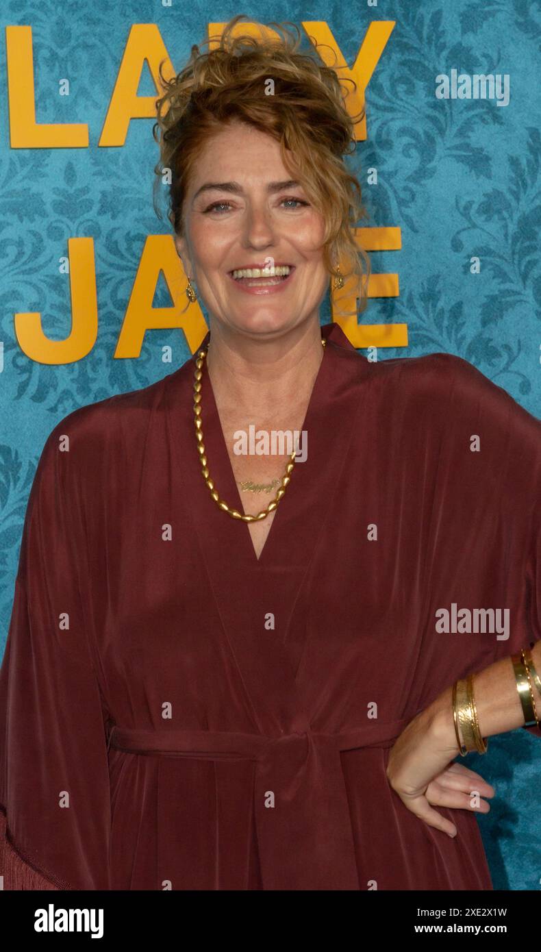 Anna Chancellor arrives at the Amazon Prime premiere of "My Lady Jane ...