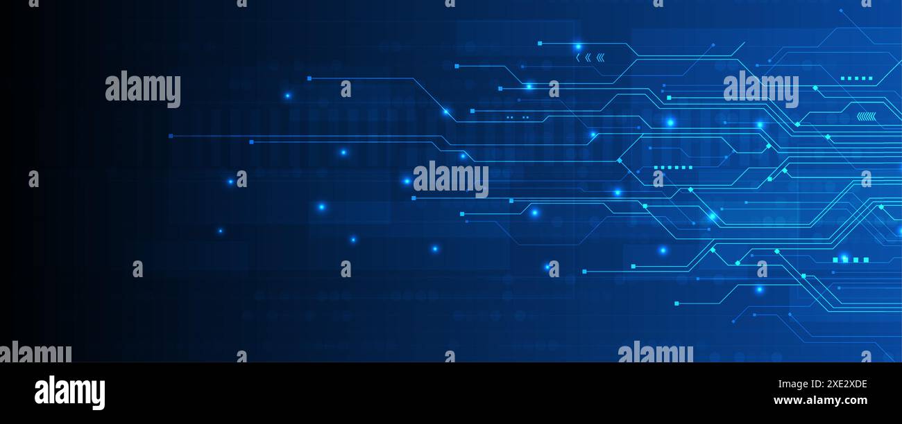 Abstract structure circuit computer cube technology business background ...