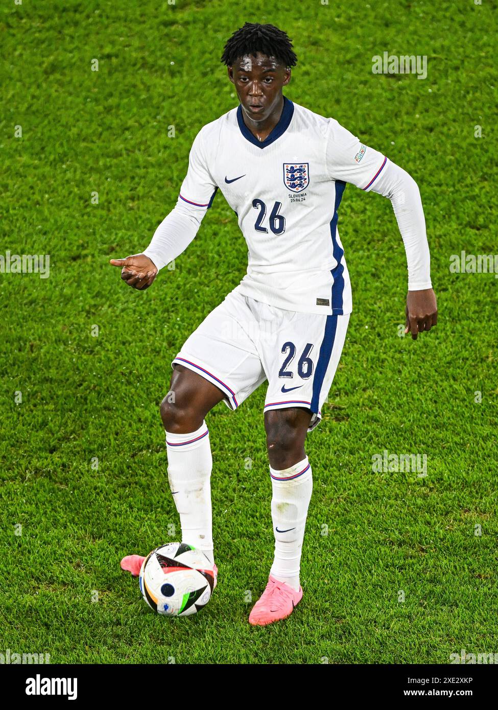 Cologne, Germany. June 25, 2024.Kobbie Mainoo of England during the ...