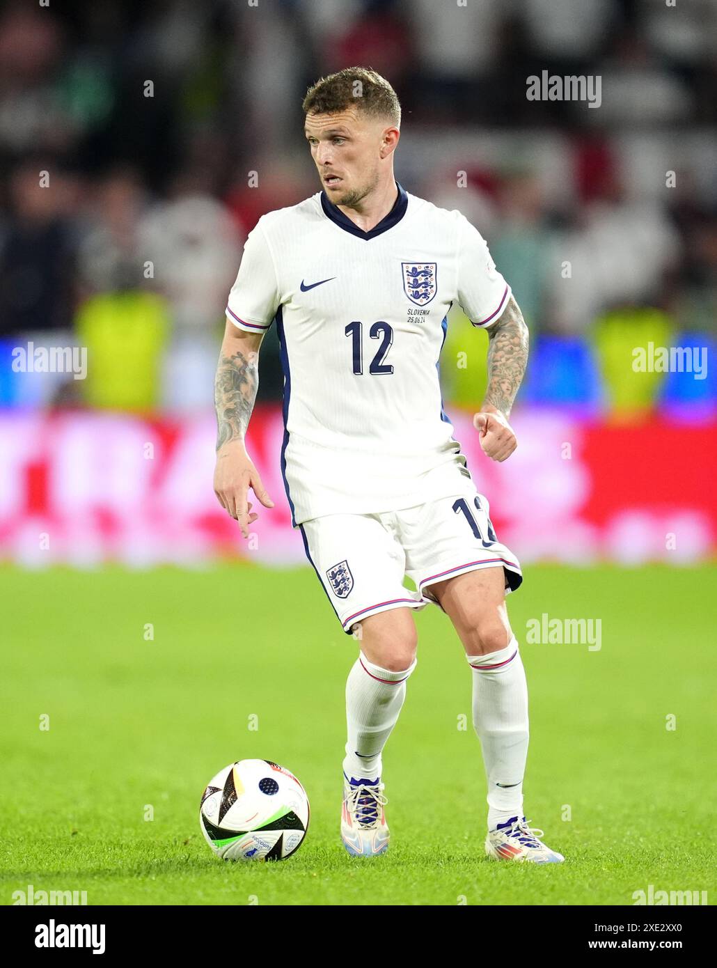 England's Kieran Trippier during the UEFA Euro 2024 Group C match at ...