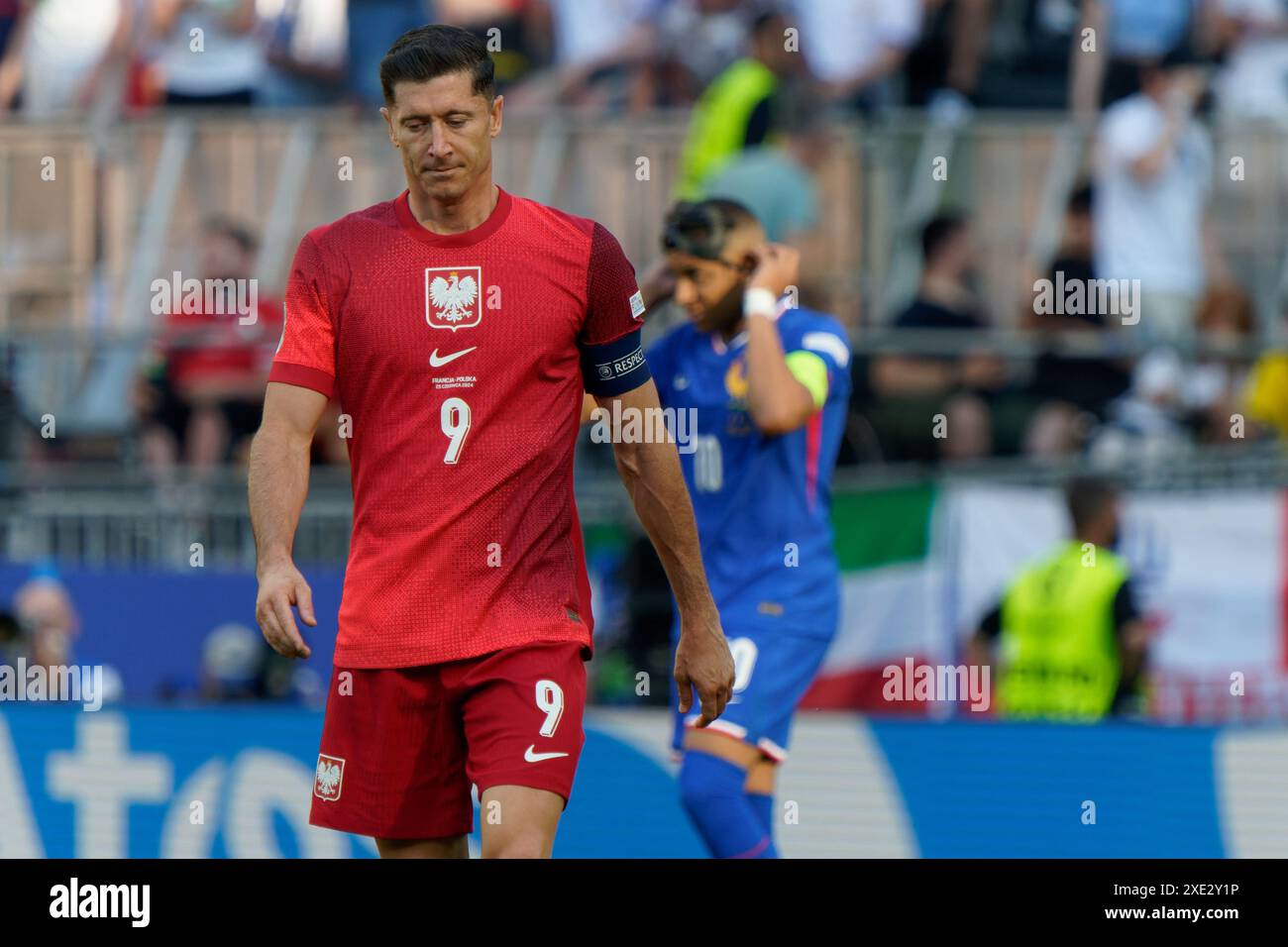 Robert Lewandowski of Poland during UEFA Euro 2024 - France vs Poland ...