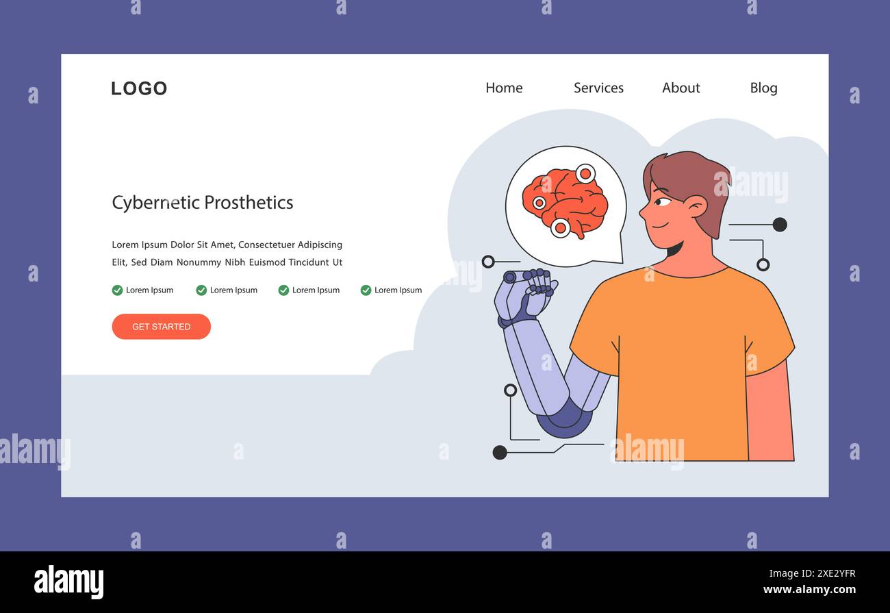 Cybernetic Prosthetics concept. Integrating advanced robotics into ...