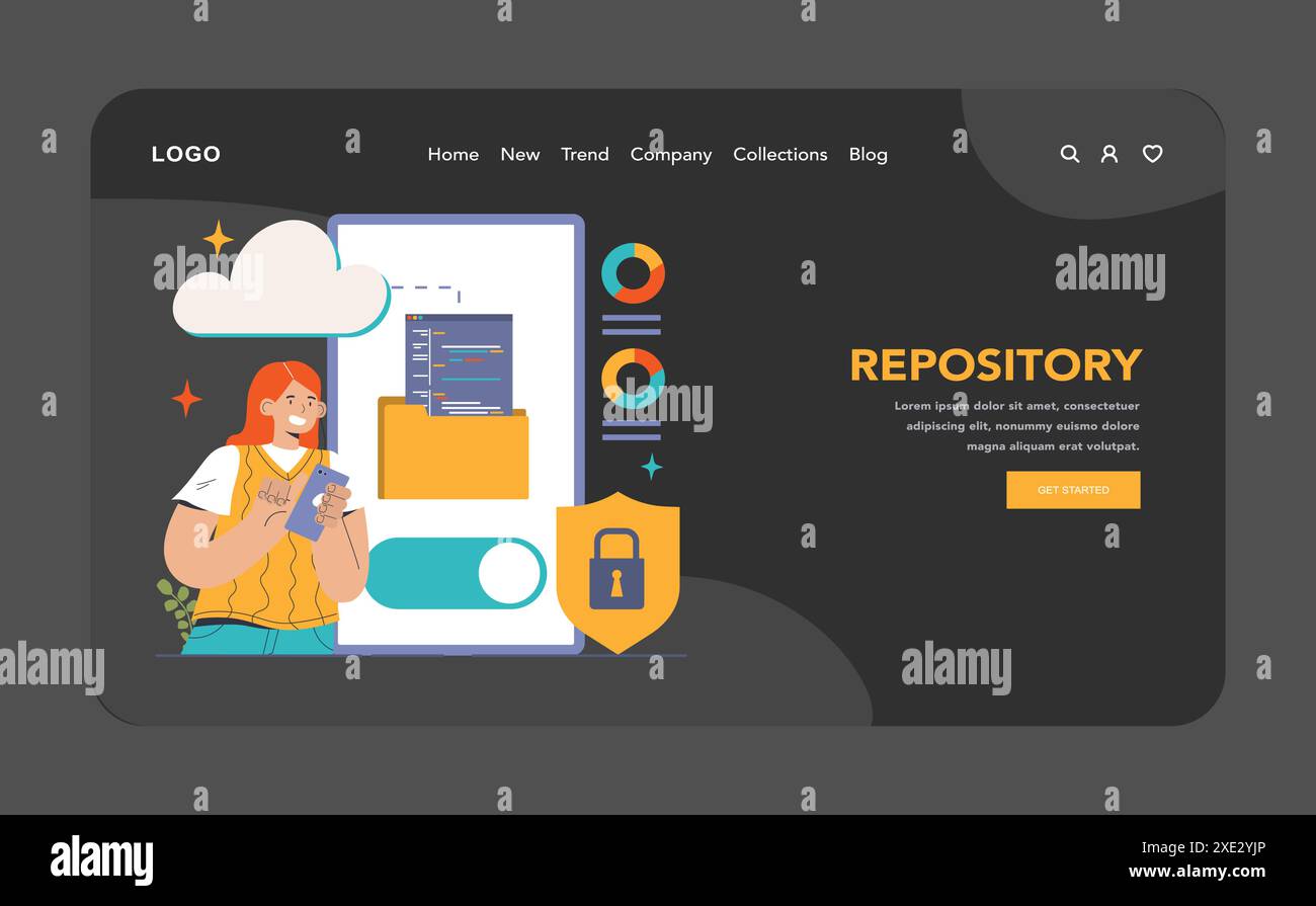 Open Source Web Banner Or Landing Page Dark Or Night Mode Software With Code Available For Use