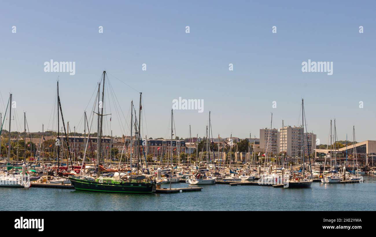 Cherbourg harbor views hi-res stock photography and images - Alamy