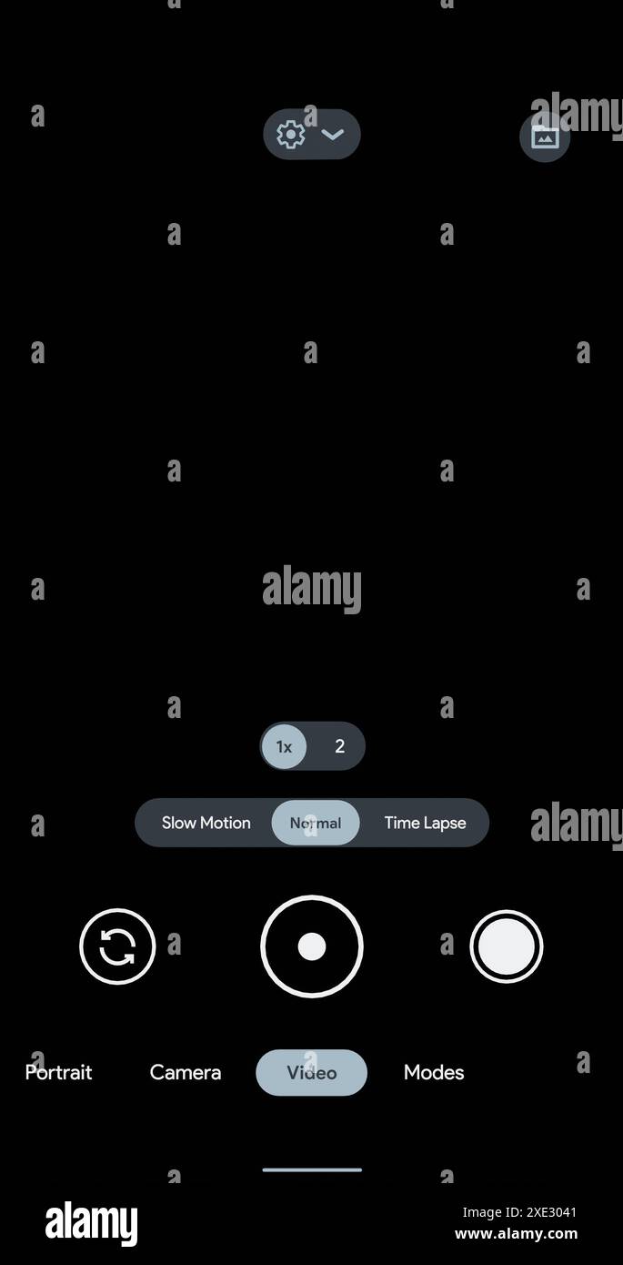 Smartphone phone video camera screen overlay Stock Photo - Alamy