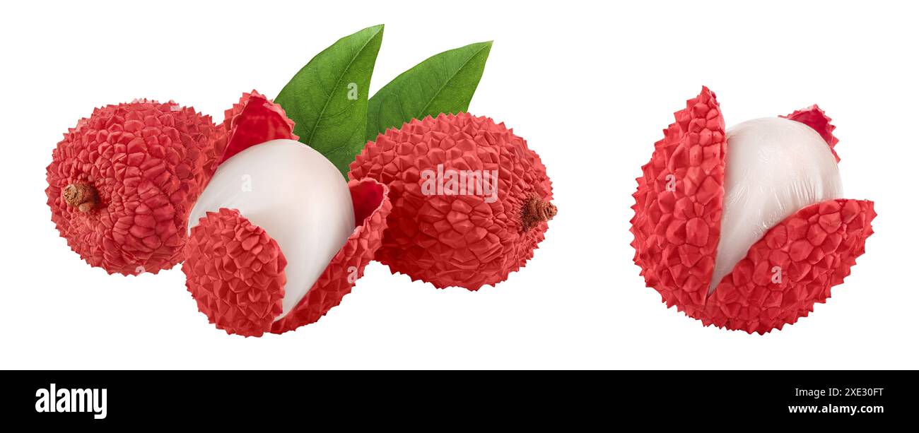 Peeled lychee path isolated hi-res stock photography and images - Alamy
