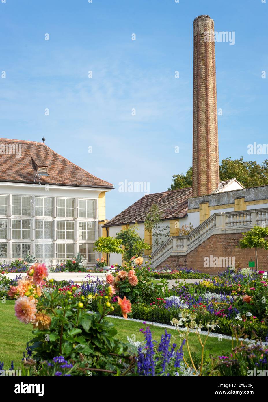 Large and Old Brick Industrial chimney Stock Photo - Alamy