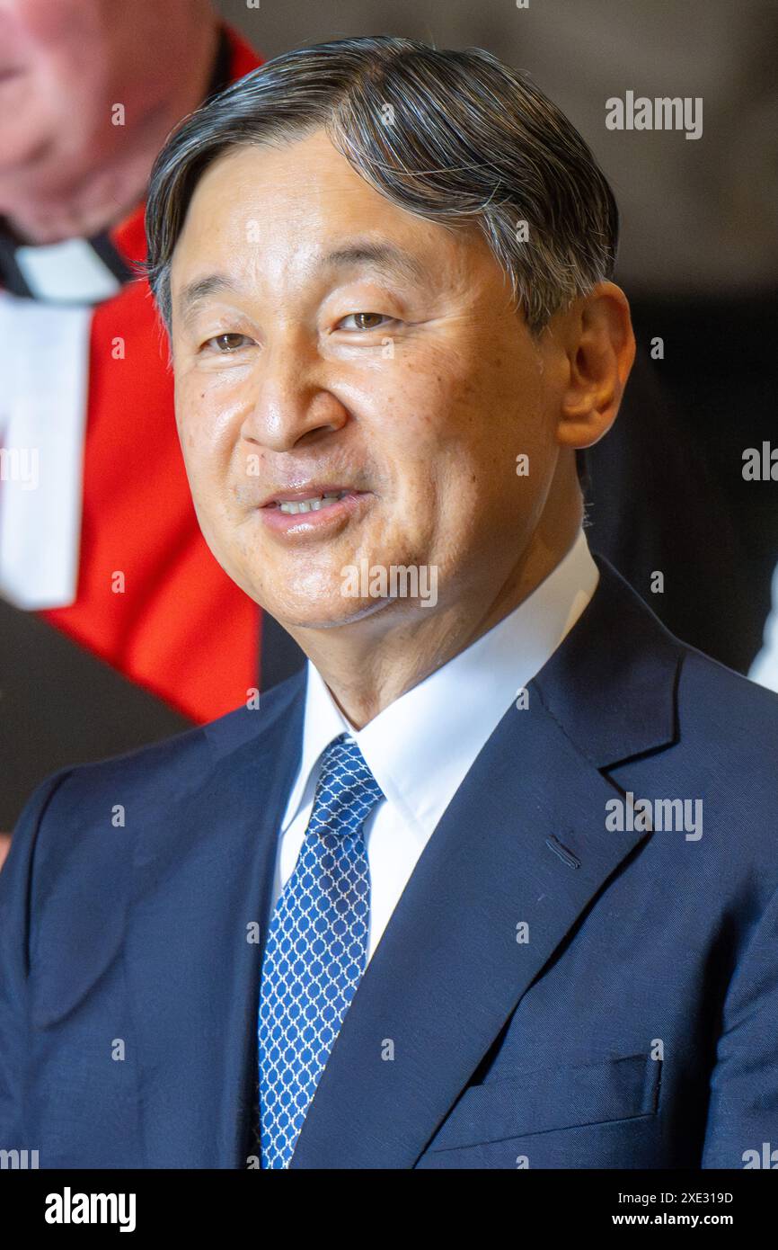 London, UK. 25th June, 2024. Emperor Naruhito and Empress Masako of ...